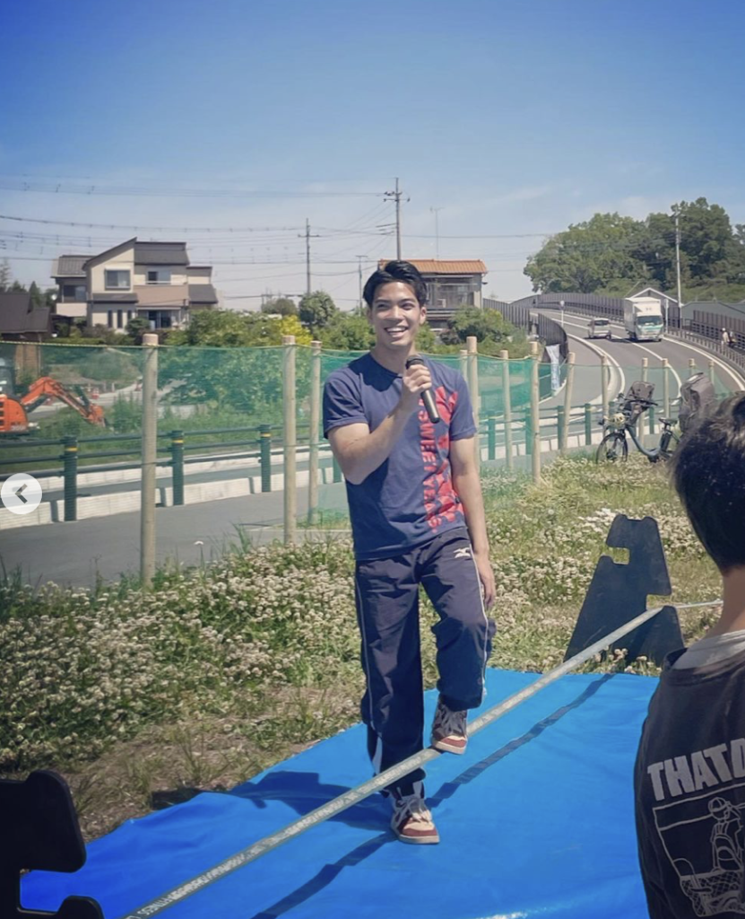 【イベント記録】いわっこぱーくにてスラックライン体験会 - ふすふす-Sports Education-